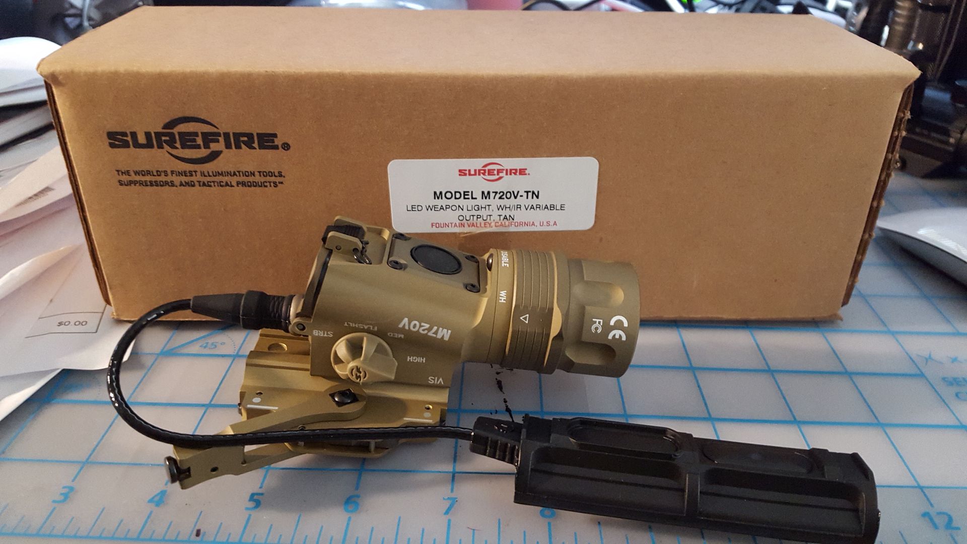 FS: Surefire Raid M720V Tan and Aimpoint Micro H2 - Calguns.net