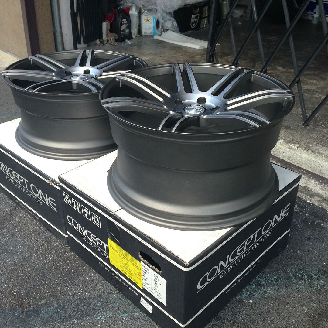 Concept One Sizzling Deal CS-M7 Matte Gunmetal Machined 20x9 +35, 20x10 ...