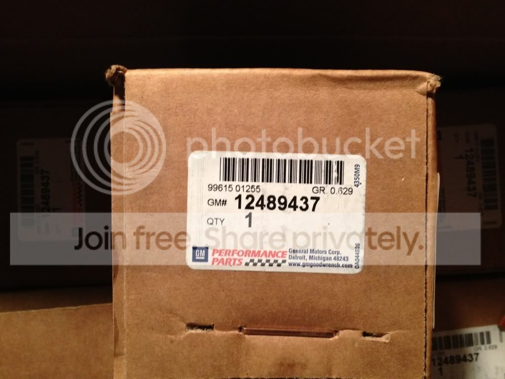 FS: Brand new GM pistons (GM# 12489437 ) | Chevy Impala SS Forum
