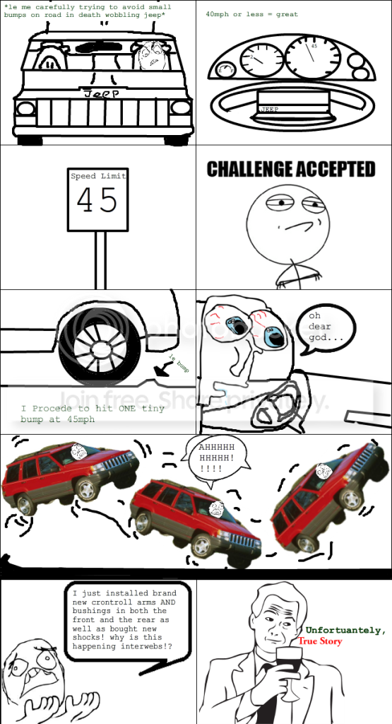 Death wobble...and a Rage comic! | Jeep Enthusiast Forums